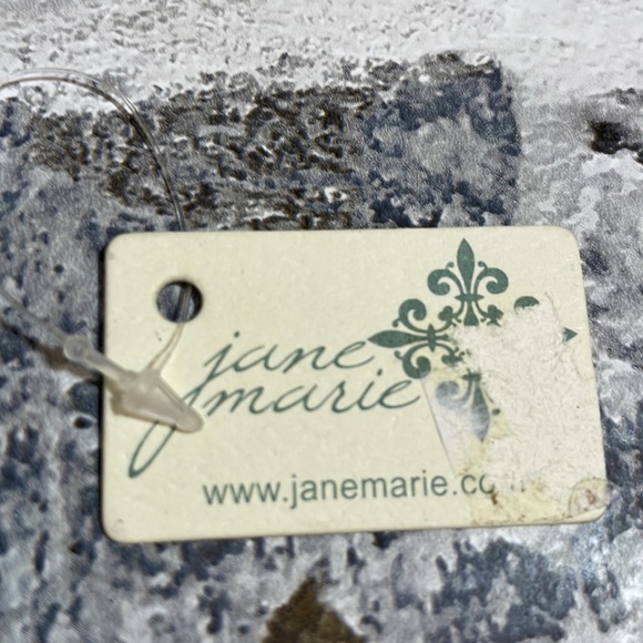 Jane Marie | Jewelry | Jane Marie Topaz Beaded Necklace With Hammered ...
